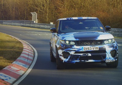 Range Rover Sport SVR prototype: official spy photos issued