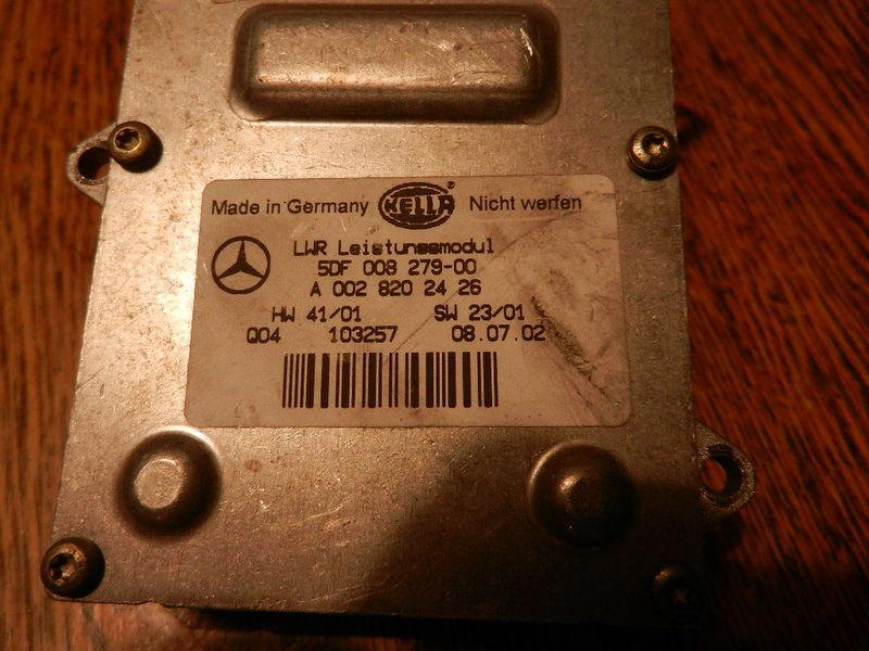 Find 3-04 MERCEDES E320 E350 E500 E class xenon headlight CONTROL ...