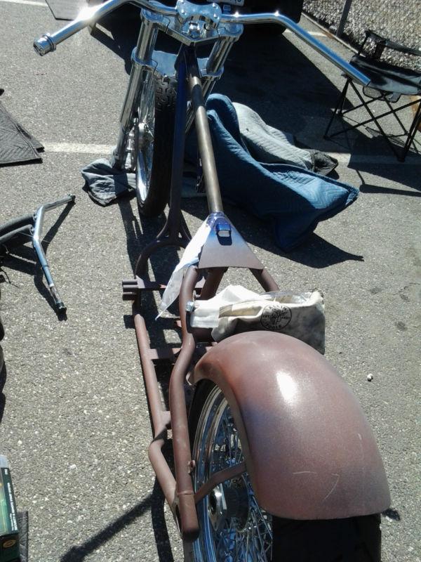 Find Santee CHOPPER CHASSIS Big Tube FRAME 200 rear Rigid / use Harley ...