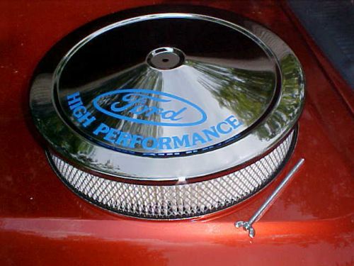Find 14'' chrome air cleaner,complete,Ford high performance,holley/etc ...