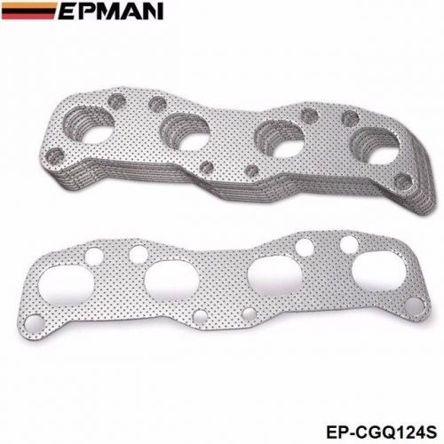 Find 10PCS Aluminum Graphite Exhaust Manifold Header Gasket For NISSAN ...