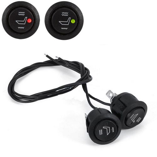 Find 2pcs 3-Pin Seat Heater Switches Round Heated Rocker Hi Low On/Off ...