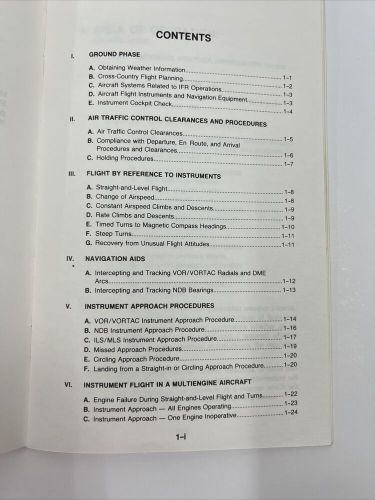 Find Instrument Rating Practical Test Standards for Airplane ...