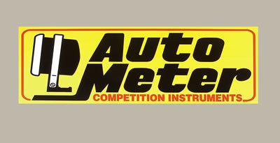 Find Autometer 0212 Banner Autometer Logo Vinyl Yellow 35" Length x 15" Width in Tallmadge, OH ...