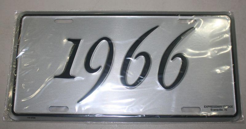 Find NEW Mopar 1966 Model Year License Plate in Coon Valley, Wisconsin ...