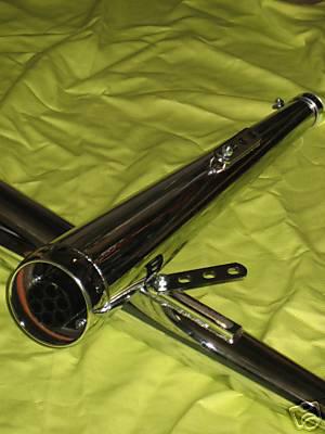 Find DUNSTALL Mufflers Triumph 1 1/2 Norton 1 3/8 BSA 1 5/8" motorcycle ...