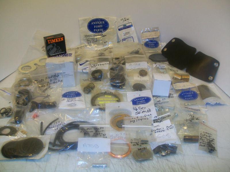 Find Model A Ford Lot of Nearly 100 NEW Misc Restoration Parts! Mostly ...