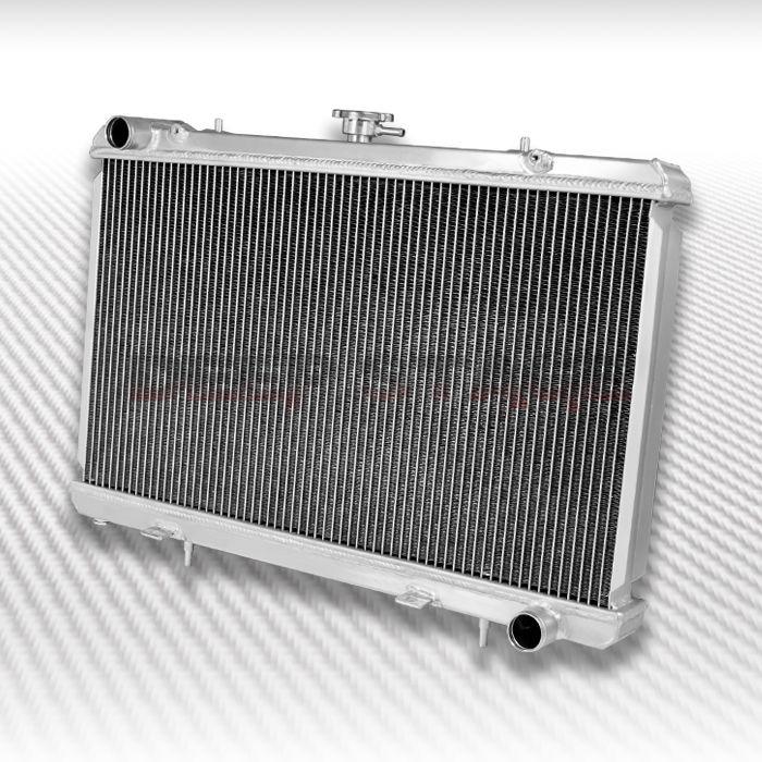 Sell ALUMINUM RACING DUAL CORE 2-ROW COOLING RADIATOR 89-94 NISSAN ...