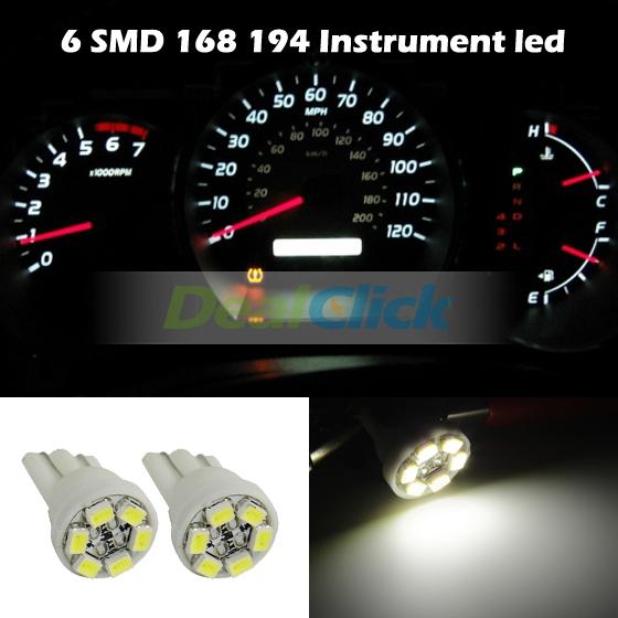 Sell 2x Bright White Color Guage Cluster Instrument Speedometer Dash ...