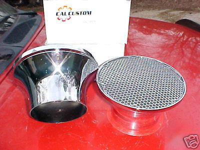 Sell single 4 bbl Chrome velocity stack,air cleaner,holley,etc,,rat rod ...