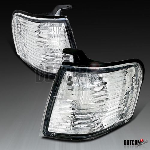 Sell 95-99 TOYOTA TERCEL CRYSTAL CLEAR CHROME CORNER LIGHTS SIGNAL in ...