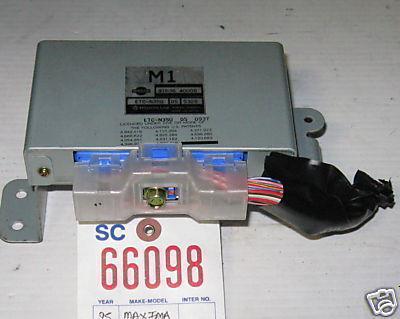 Sell NISSAN 95 96 MAXIMA AUTO TRANS SHIFT CONTROL UNIT 1995 1996 in ...