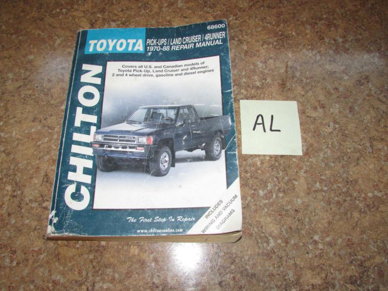 Sell 1970-1988 Chilton Toyota Hilux Truck 4Runner Surf Land Cruiser ...