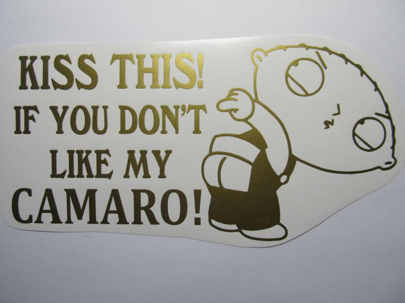 Purchase CAMARO coupe Z28 SS LT CHEVY convertible DECAL vinyl STICKER ...