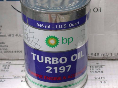 Purchase BP Synthetic Lubricating Aircraft Turbo Oil 2197 new 1 Quart ...