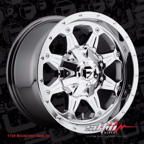 Purchase 17x9 Fuel Boost D533 Chrome Wheels fits Dodge Ram 1500 Jeep ...