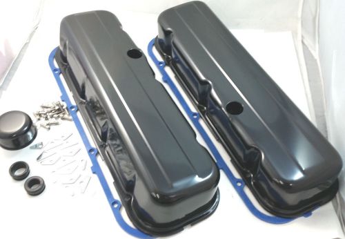 Purchase Black BBC Big Block Chevy Tall Style Valve Cover Kit W ...
