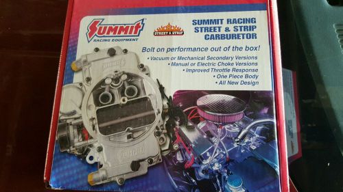Purchase Summit racing 750 cfm vacuum secondary carburetor (new) in ...