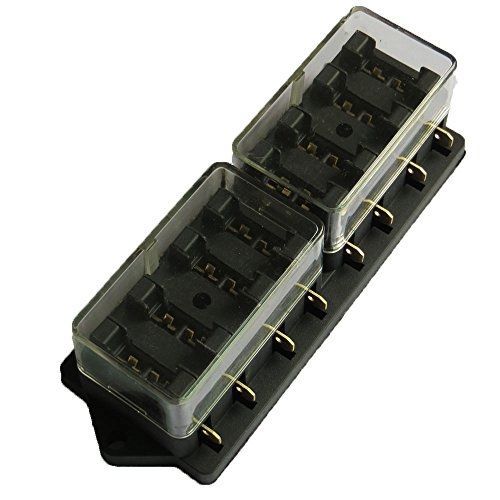Purchase E Support Car Truck 8 Way Circuit Standard ATO Blade Fuse Box ...