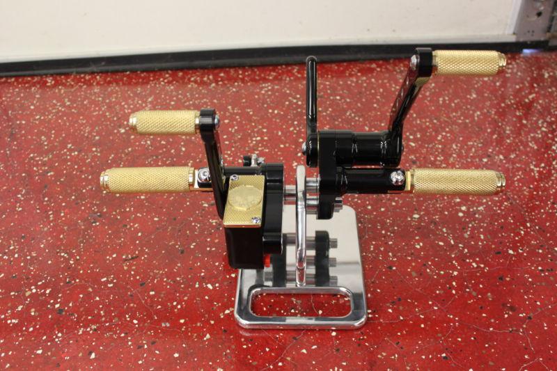 Purchase Speed Dealer Customs CFL Custom Chopper Forward Controls Black ...