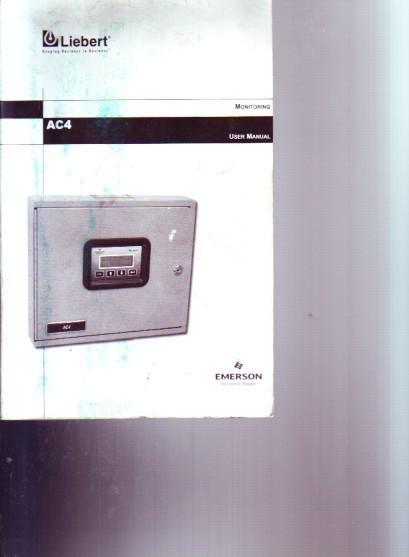 Buy Liebert Model AC4 Monitoring Alarm System Operator Installation ...