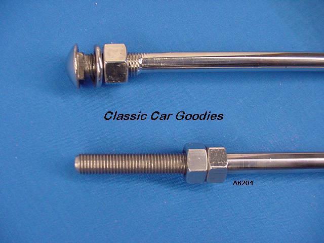 Buy 1928-1931 Ford Rad Support Rods (2) Stainless Steel 1929 1930 in ...