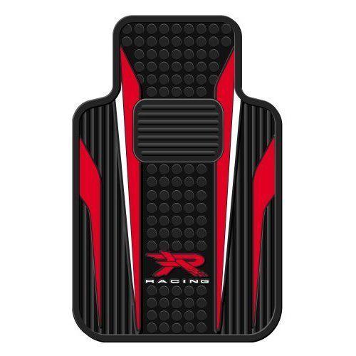 Buy Red And White R Racing Universal-Fit Molded Front Floor Mats - Set ...
