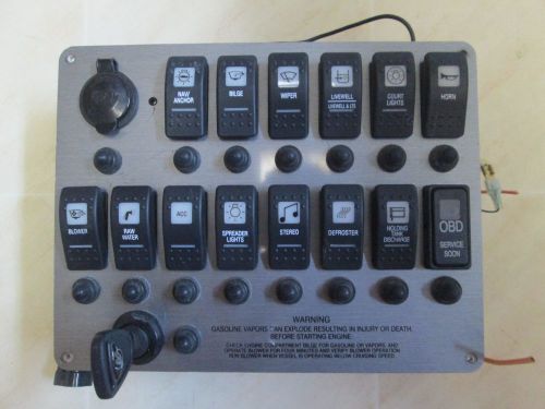 Buy MERCURY BOAT/PONTOON MOTOR IGNITION KEY WITH SWITCHES IN DASH ...