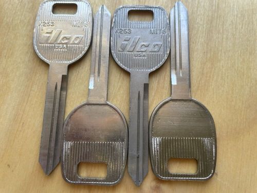 Buy Mitsubishi MIT6 / X263 Key Blanks. Lot Of Four(4) Blank Ilco Usa ...