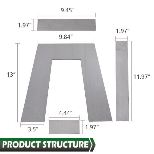 Buy Universal Weld on Lowering Truck Under Bed Frame 10" Step C Notch ...