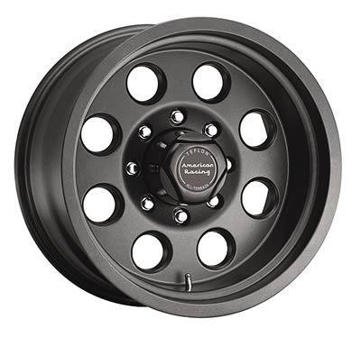 Buy American Racing ATX Series Black Mojave Wheel 15"x8" 6x5.5" BC in ...