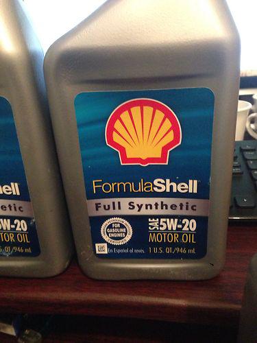 Buy 4xFormulaShell Full Synthetic 5w20 motor oil in Elizabeth, New ...