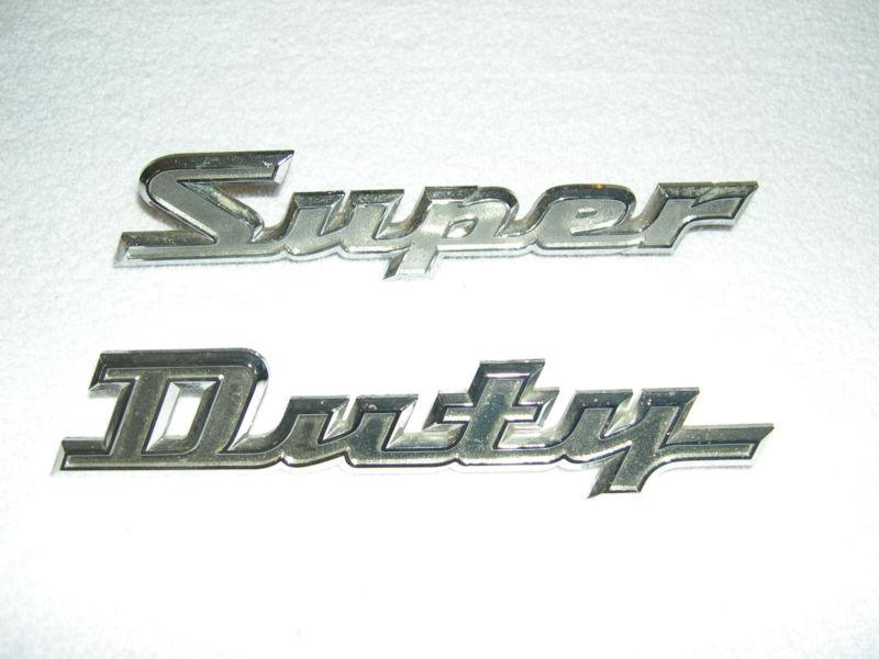Buy USED 1960 61 62 63 64 65 66 67 69 70 72 Ford SUPER DUTY Hood Emblem Heavy Truck in ...