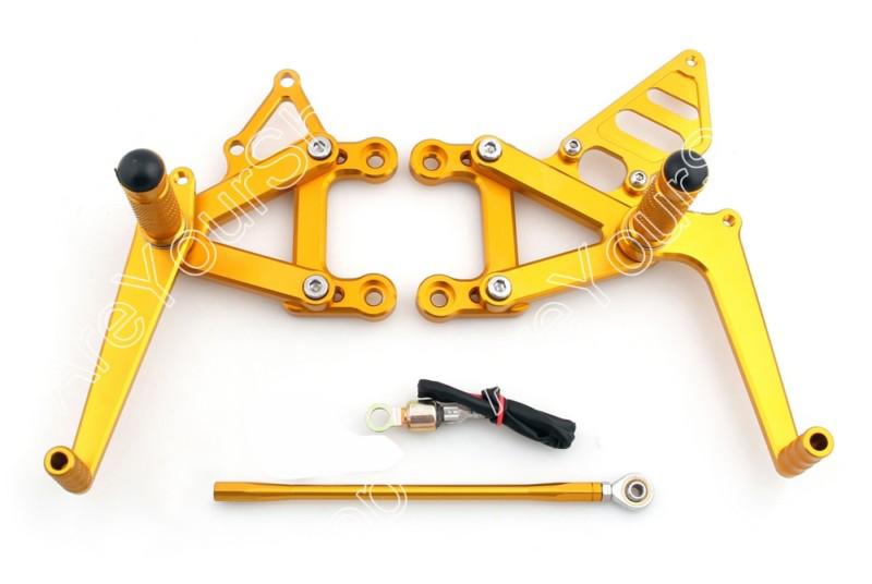 Buy Rearset Rear set For Kawasaki ZX6R ZX 6R 2003-2004 Gold in Guang ...