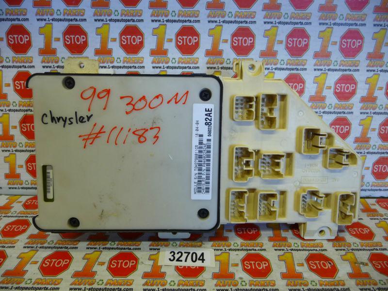 Buy 99 00 CHRYSLER 300M BODY CONTROL MODULE BCU BCM FUSE BOX 04602282AE ...