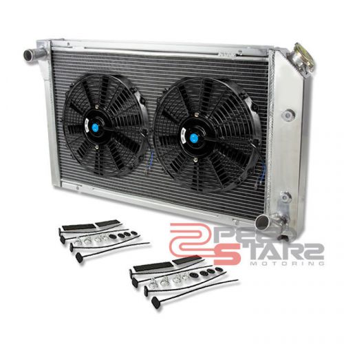Find 3-ROW PERFORMANCE ALUMINUM RADIATOR+2 12" FAN 77-82 CHEVY CORVETTE ...
