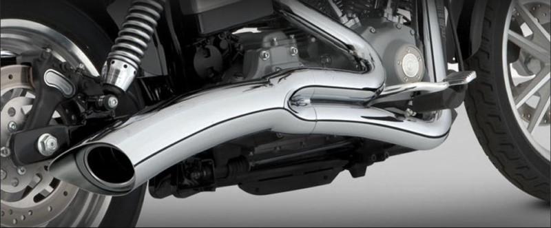 Find NEW VANCE & HINES 2INTO 1 BIG RADIUS EXHAUST FOR FXDB/FXDF 1800 ...
