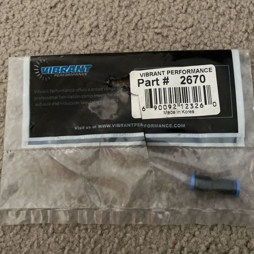 Find Vibrant Performance 2670 Union Straight Fitting, for 5/32" O.D ...