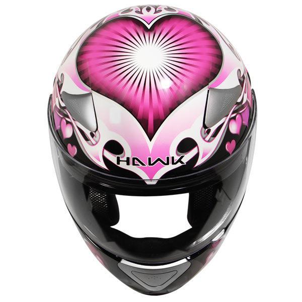 Find NEW Hawk Pink Purple Hearts Modular Helmet Motorcycle Biker XS S M ...