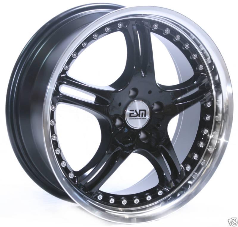 Sell 17x10 17" RS WHEELS 5X114.3 ESM 002R NISSAN INFINITY G37 370Z 350Z ...