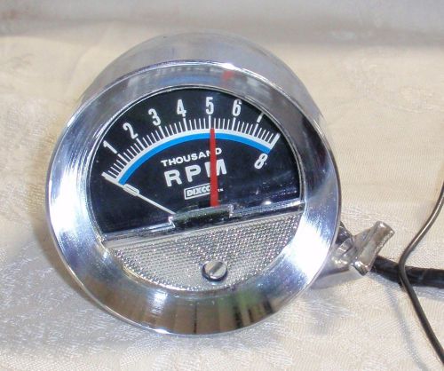 Sell VINTAGE 1960's DIXCO 8K 8000 RPM TACHOMETER--BULLET TACH--RATROD ...