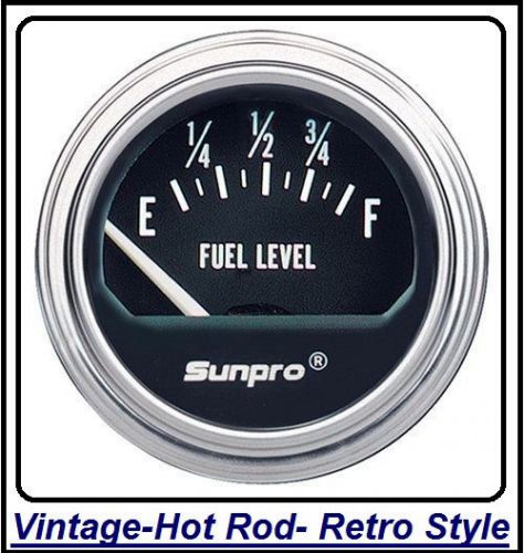 Sell Sunpro RETRO Line - CP7950 Electrical Fuel Level Gauge - Black ...
