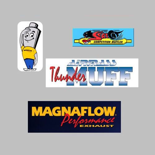 Sell 4 DECALS STICKERS AIRMASS SCATCAT MAGNAFLOW MIX in Wayne, New ...