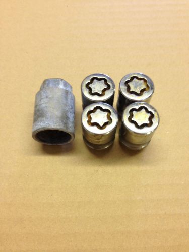 Sell Honda Acura OEM Wheel Lock Set Lug Nut w/ Key Civic Accord Odyssey ...