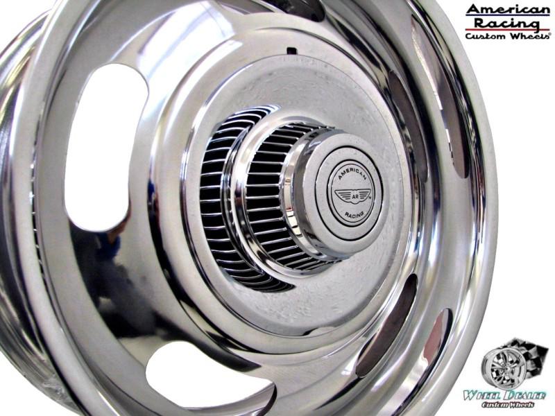 Sell 17x7 & 17x8 POLISHED AMERICAN RACING VN327 RALLYE WHEELS FOR CHEVY ...