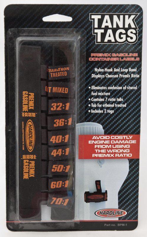 Sell Hardline Tank Tags 2-Stroke Premix Ratio Gas Can Tags in Oakley ...