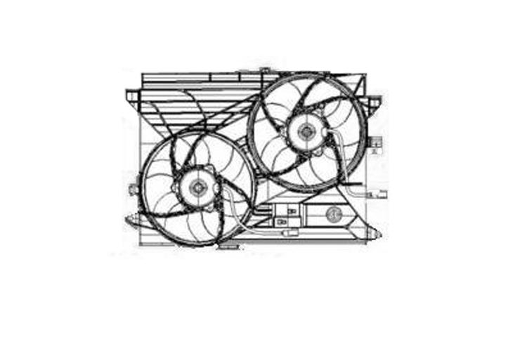 Sell Ac Condenser Radiator Cooling Fan 08 09 Saturn Vue L4 V6 2 4l 3 5l 3 6l 89019134 In Ontario