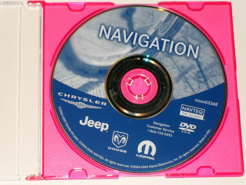 Sell JEEP DODGE CHRYSLER PLYMOUTH NAVIGATION DISC DVD CD 033AE NAV GPS ...