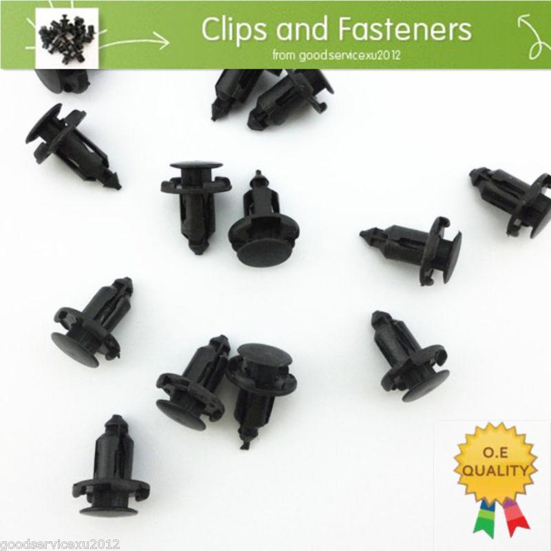 Purchase 20 pcs Plastic Rivet Fastener Fender Retainer Push Clips ...