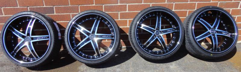 Purchase 20X8.5 & 20X10 RUFF RACING R953 BLACK MCHND & 245-30-20 255-30 ...